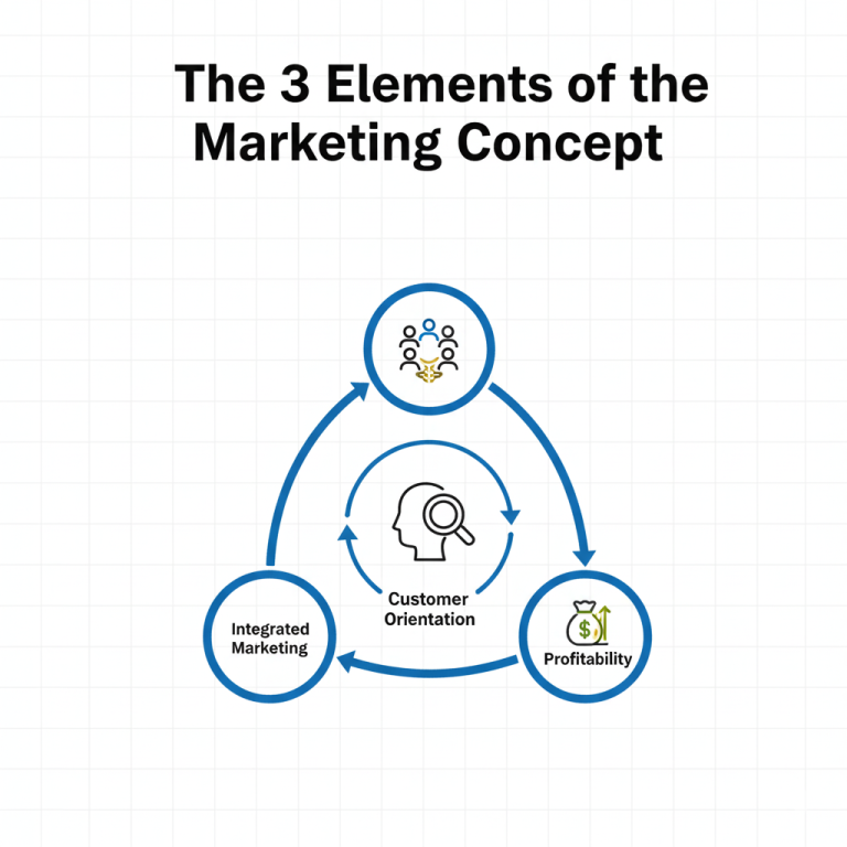 The 3 Elements of the Marketing Concept - Econ Tips